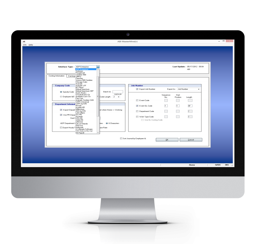 Workforce Manager – ABI MasterMind®